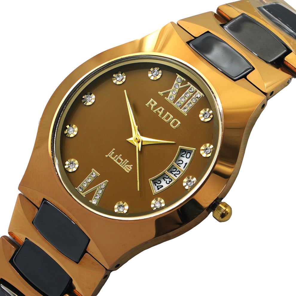Rado Ceramic Stainless Steel Mix Quartz Watch | RAD Watch CS 50 B ...