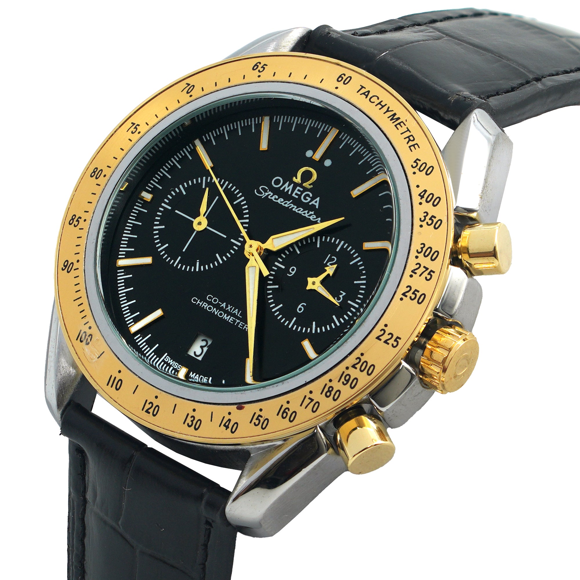 OMEGA Premium Quality Active Chronograph Quartz Watch | OMGA Watch CS ...