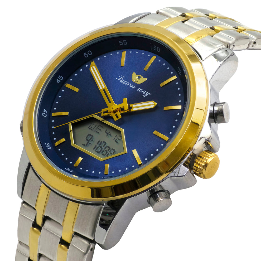 Original Dual Time Success Way Quartz Watch | SY Watch 11 A – Fast Fashion