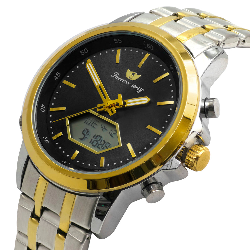 Original Dual Time Success Way Quartz Watch | SY Watch 11 B – Fast Fashion