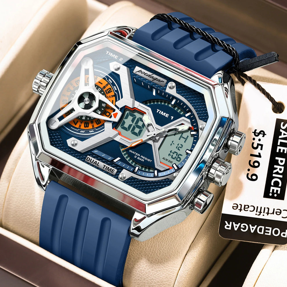 Original Poedagar Watch | 100% Authentic | Poedagar E106 A – Fast Fashion